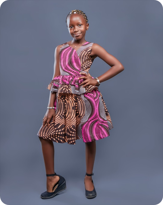 Double Peplum Print - Yobaal